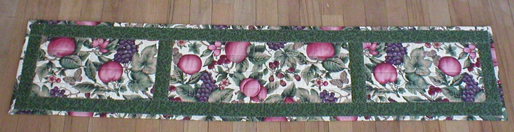handmade quilted table runner