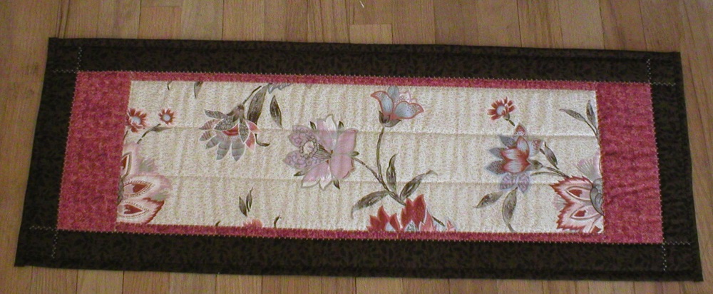 handmade quilted table runner