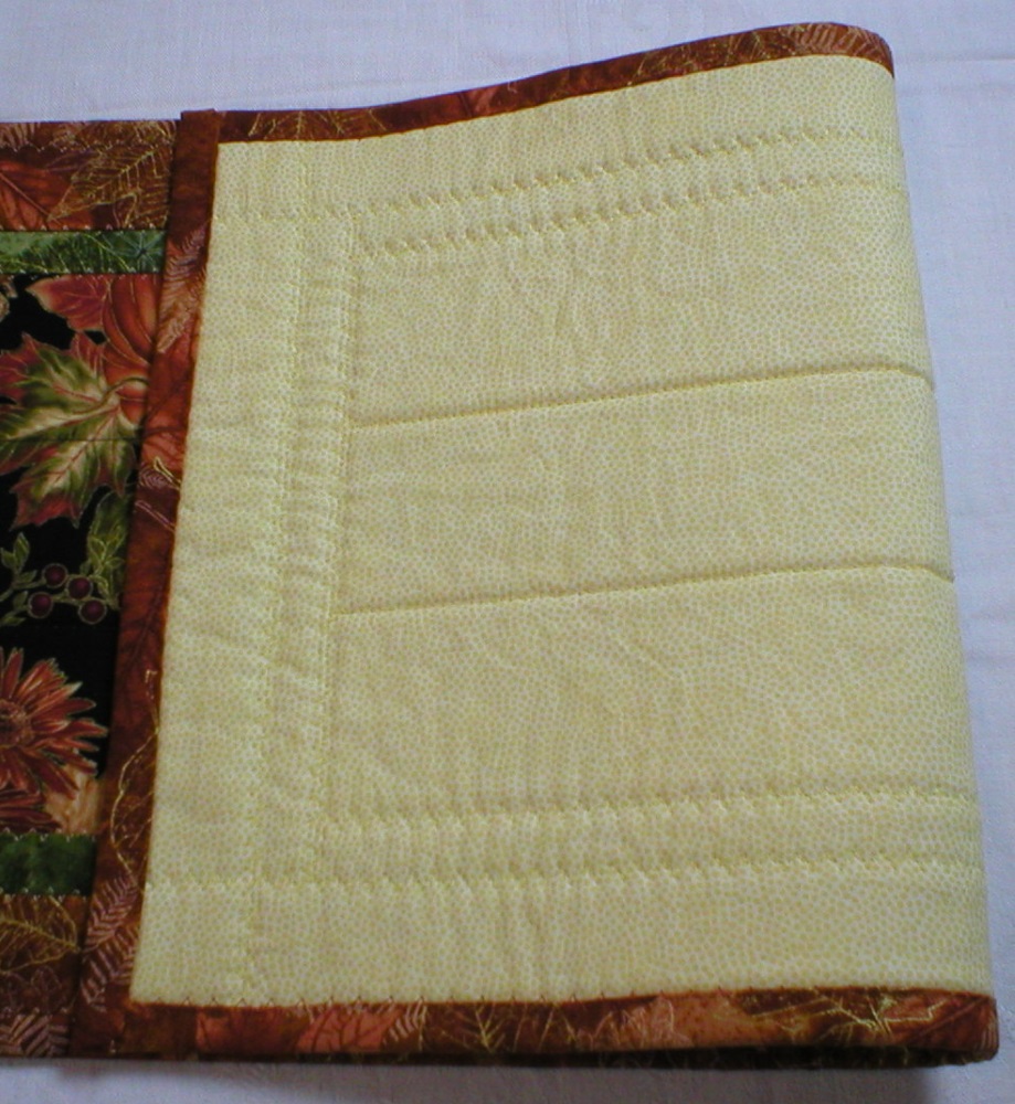 handmade quilted table runner